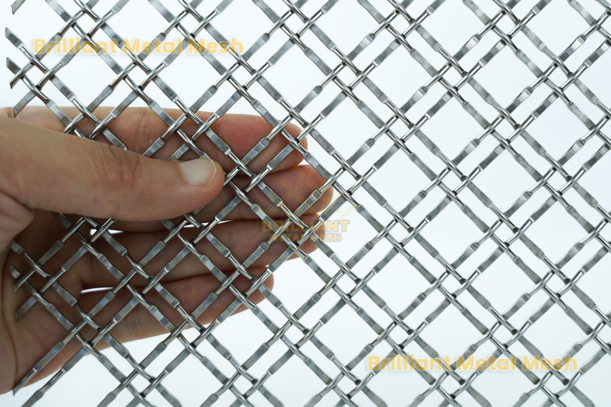 Archimedes-2413 Intercrimp Architectural Wire Mesh Panel